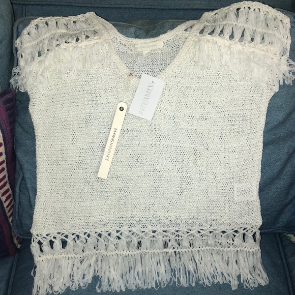 Jonathan Simkhai | Tops | Jonathan Simkhai Crochet Top Wfringe | Poshmark